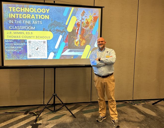 Cross Creek’s Mimbs inspires educators at GaETC with technology ...