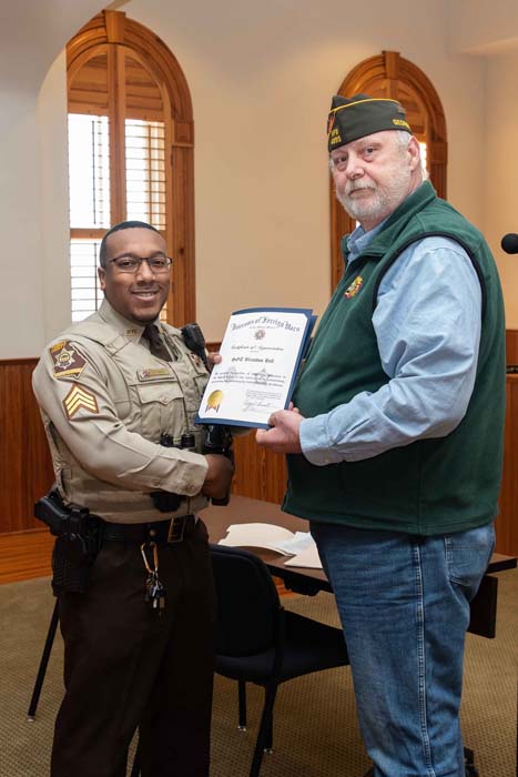 Veterans of Foreign Wars award civil servants | Thomasville Times ...