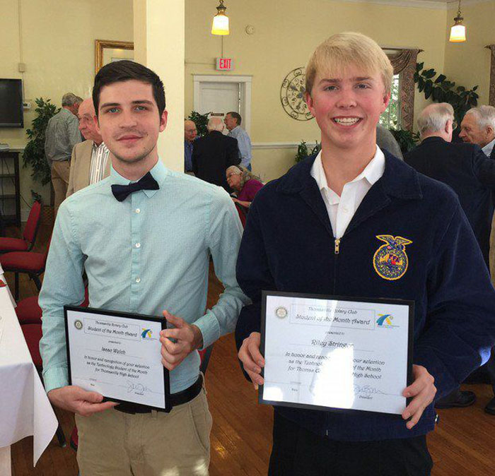 Welch, Stringer honored by Rotary | Thomasville Times-Enterprise