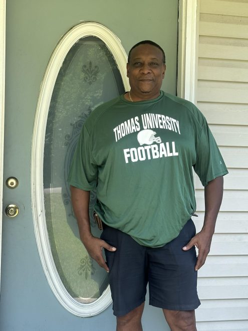 Davis officially introduced as Thomas Military Transition Football Head ...